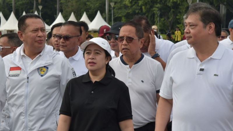 Pertemuan Puan Maharani dan Airlangga Hartanto, Golkar dan PDIP ... Pertemuan Puan Maharani dan Airlangga Hartanto, Golkar dan PDIP ...