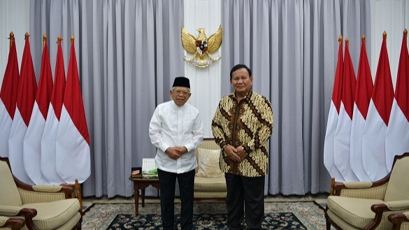 Begini Momen Saat Prabowo Subianto Silaturahmi Lebaran ke Ma’ruf Amin ... Begini Momen Saat Prabowo Subianto Silaturahmi Lebaran ke Ma’ruf Amin ...