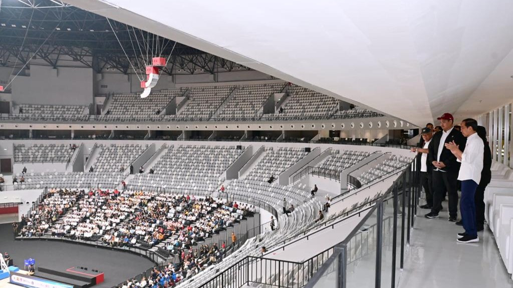 Presiden Joko Widodo Resmikan Indonesia Arena, Ini Penampakannya