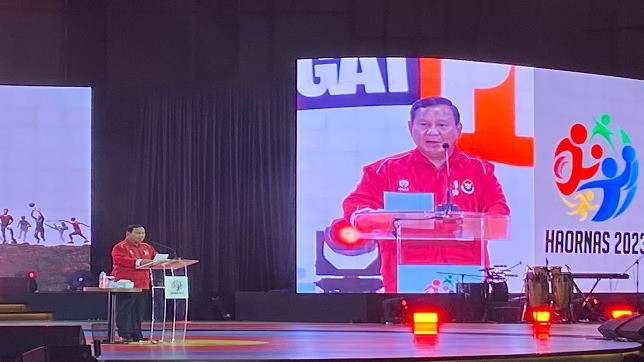 Hadiri Acara Puncak Haornas 2023, Prabowo Subianto: Pertahanan sebuah ... Hadiri Acara Puncak Haornas 2023, Prabowo Subianto: Pertahanan sebuah ...