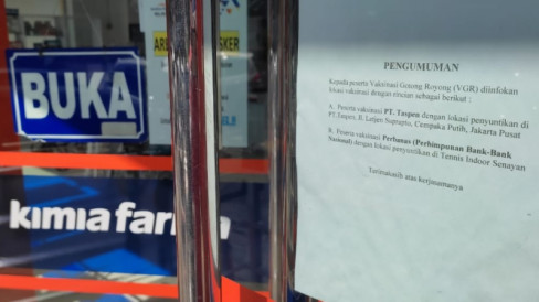 Kimia Farma Tunda Pelaksanaan Vaksinasi Berbayar