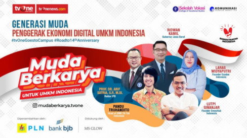 Muda Berkarya, tvOne Ajak Generasi Muda Peduli UMKM Indonesia