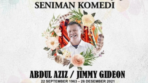 Pelawak Senior, Jimmy Gideon Meninggal Dunia