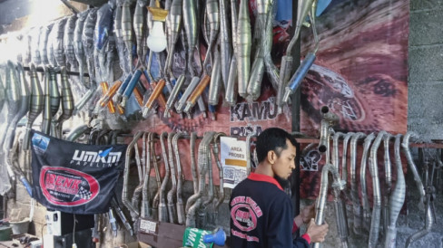 Keren, Knalpot Buatan Purbalingga Dipamerkan di Ajang MotoGP Mandalika