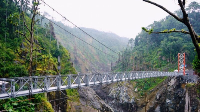 Jembatan Gantung Gladak Perak Lumajang Kembali Dibuka Jembatan Gantung Gladak Perak Lumajang Kembali Dibuka