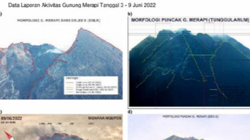 Aktivitas Gunung Merapi dalam Sepekan Masih Cukup Tinggi Berupa Erupsi ...