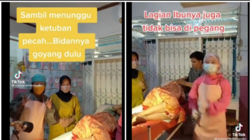 Viral ! Bidan Joget TikTok di Hadapan Pasien Sambil Nunggu Ketuban ...