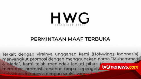 Holywings Pakai Nama Muhammad dan Maria Buat Promo Miras, Netizen ...