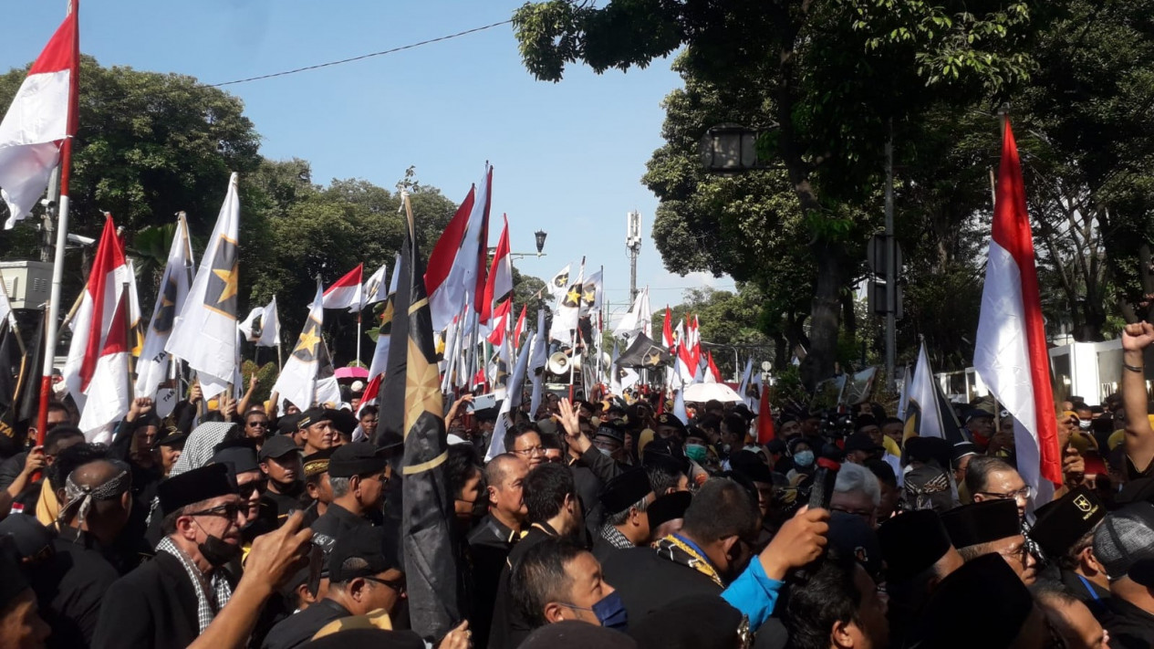 Pendaftaran Pemilu 2024 Partai Ummat Diwarnai Kericuhan