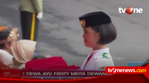 Impian Firsty Terwujud, Jadi Paskibraka dan Pembawa Bendera Pusaka di ...