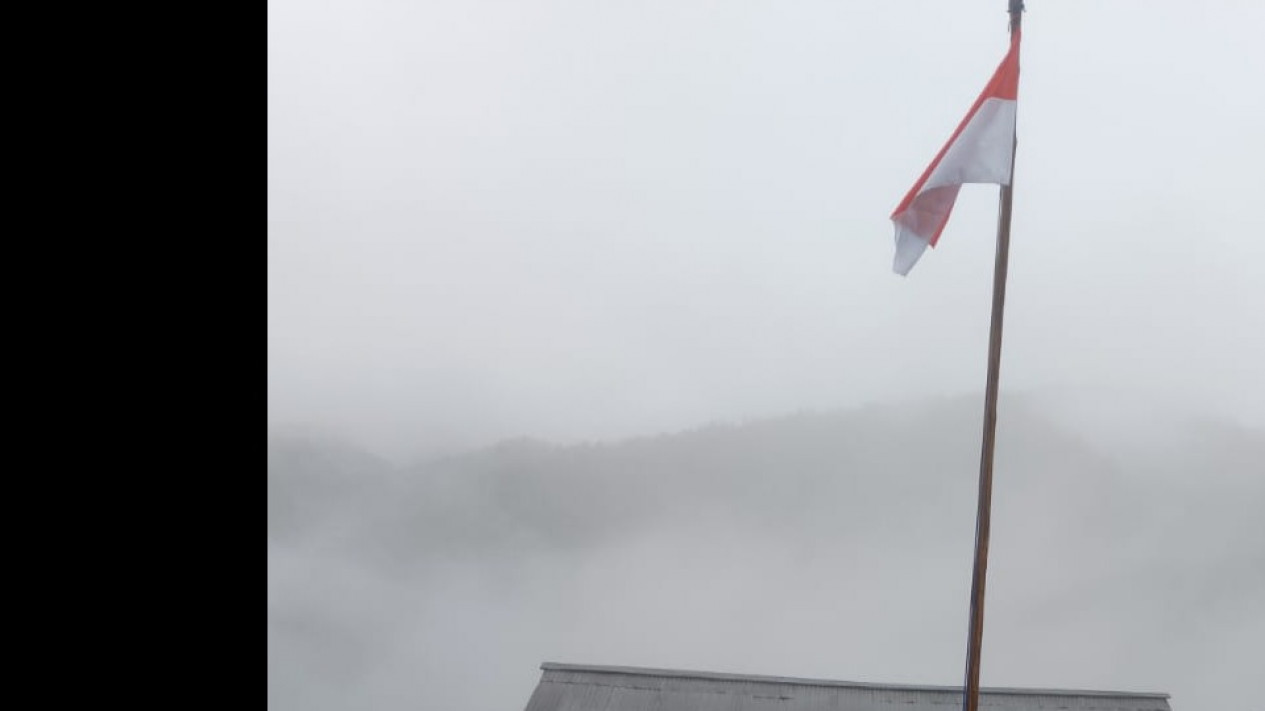 Momen Upacara HUT Kemerdekaan RI ke-77 Distrik Alama Mimika Papua ...