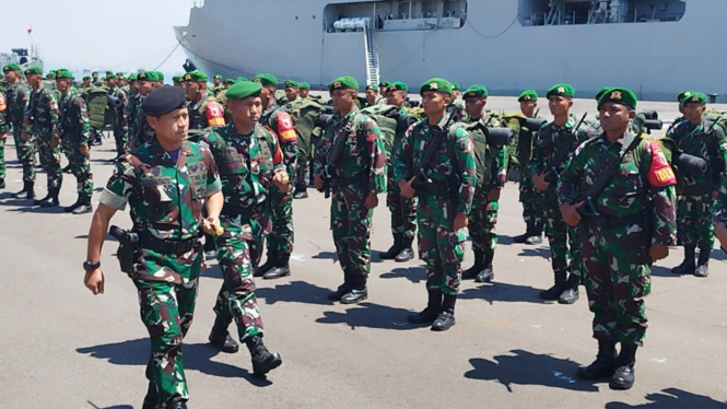 Momen Haru, Pelepasan 450 Prajurit 511 DY Kogartap III Surabaya Menuju ...