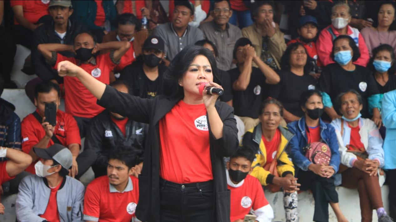 Ribuan Masyarakat Taput Deklarasi Dukung Puan Maharani Jadi Presiden