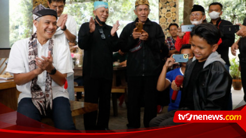 Ganjar Dinyanyikan Lagu 'Tugiman' dari Farel Saat ke Banyuwangi