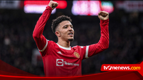 Gol tunggal Jadon Sancho Bantu Manchester United Raih Tiga Poin di King ...