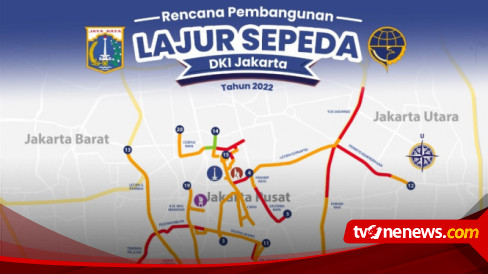 Simak! Ini 26 Lajur Sepeda yang Akan Dibangun Dinas Perhubungan DKI Jakarta