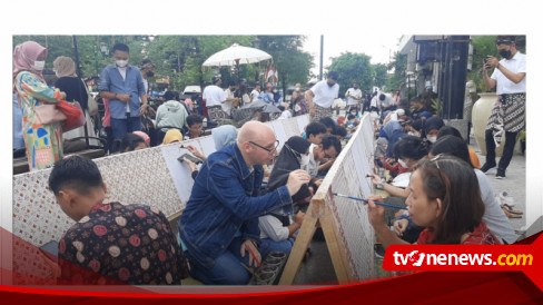 Hari Batik Nasional, Wisatawan hingga Bule di Malioboro Ikuti Membatik ...