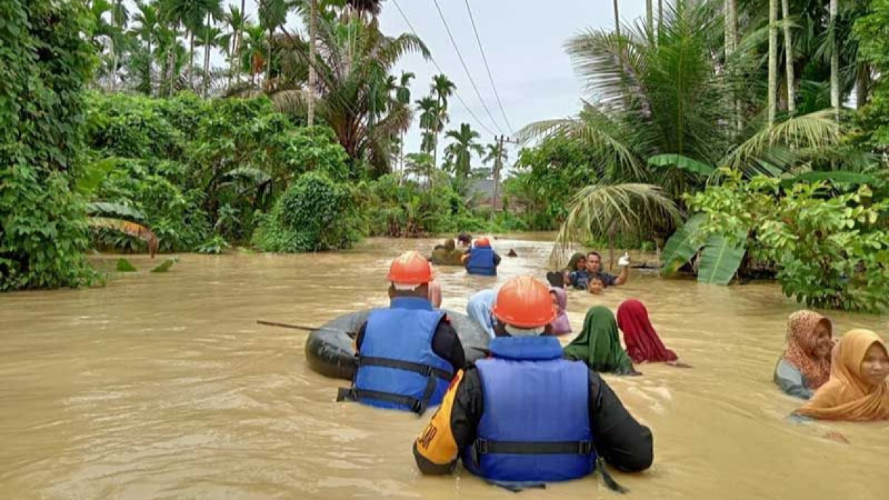 19 Desa Di Tiga Kecamatan Aceh Utara Trendam Banjir Ribuan Orang Telah