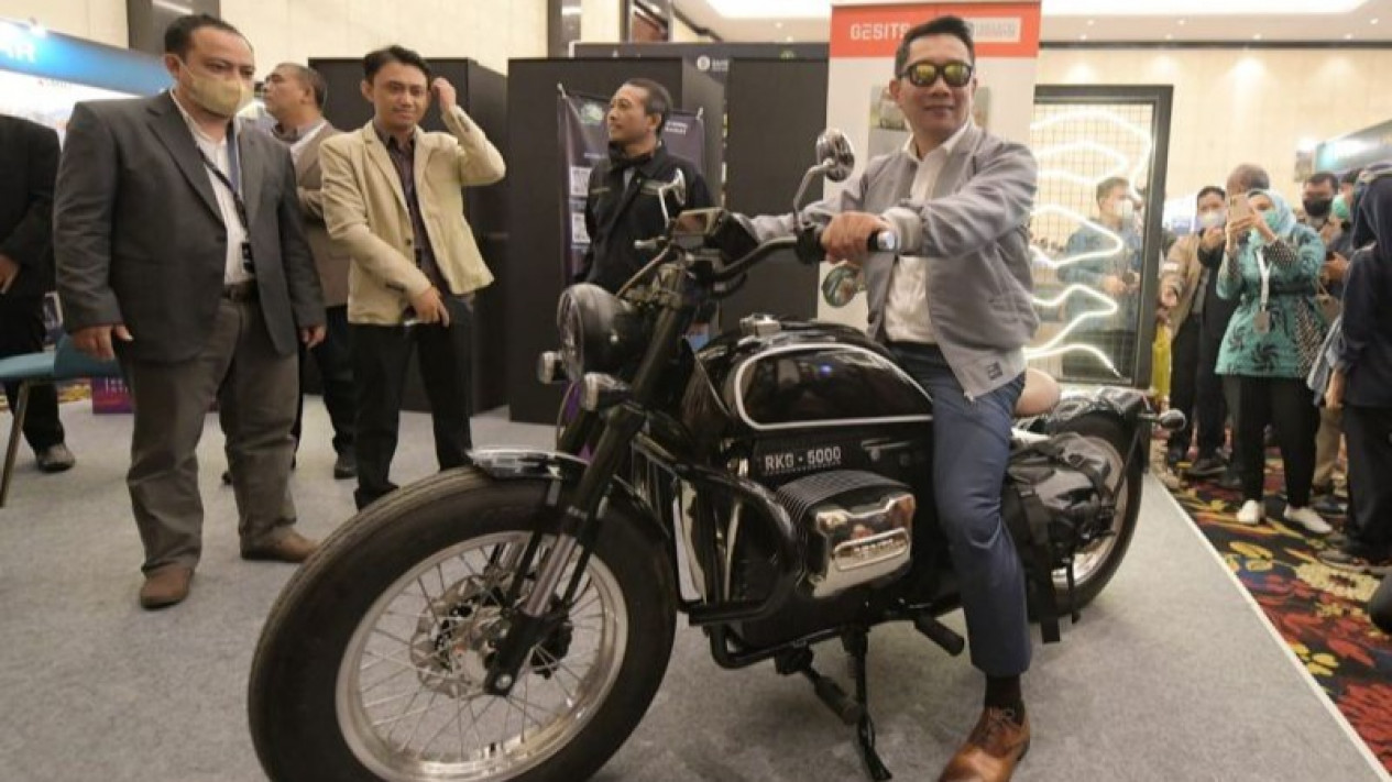 Motor Listrik Rancangan Ridwan Kamil Dipamerkan Di WJIS