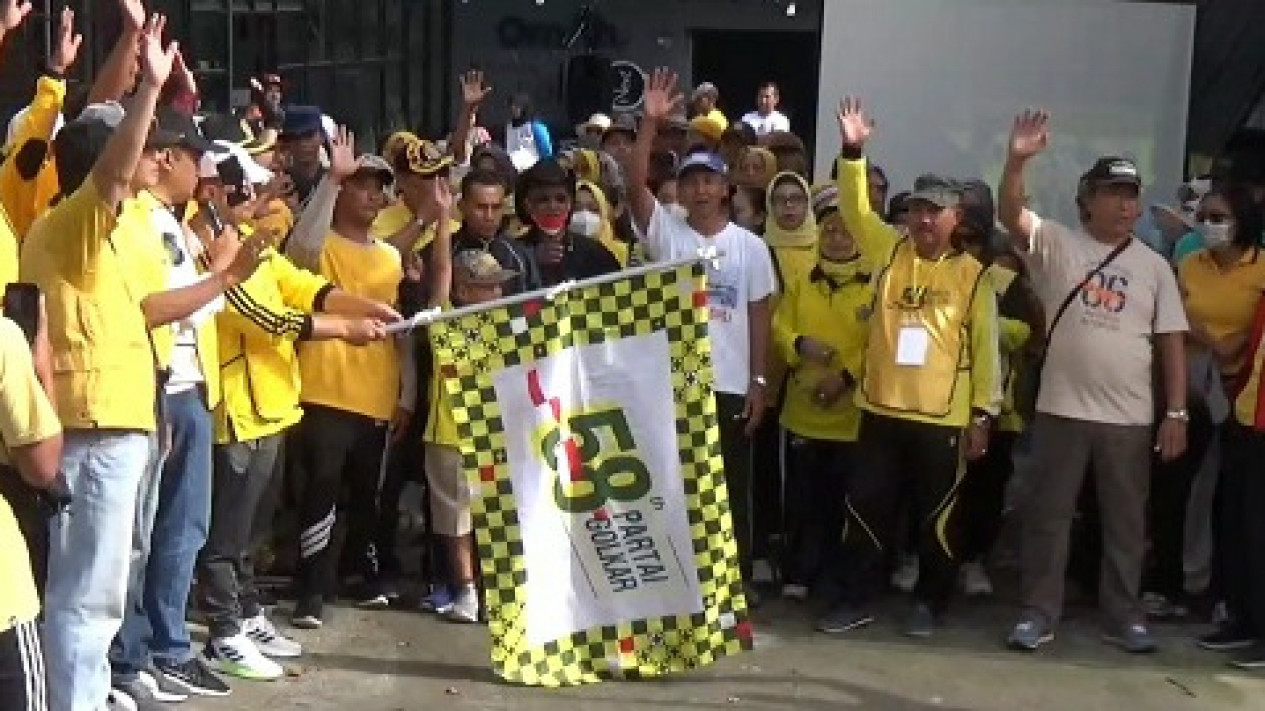 Masih Suasana Duka Tragedi Kanjuruhan, HUT ke-58 Golkar di Kota Batu ... Masih Suasana Duka Tragedi Kanjuruhan, HUT ke-58 Golkar di Kota Batu ...