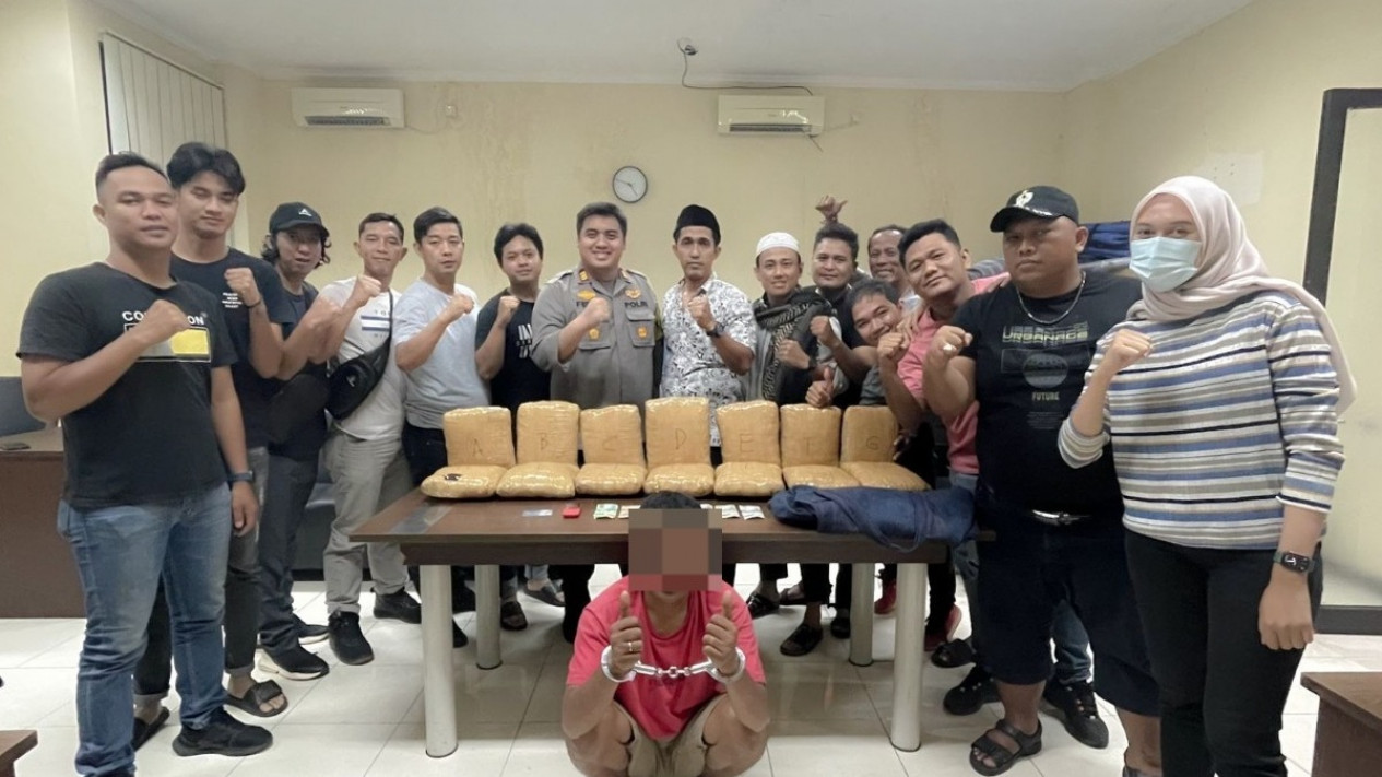 Tim Gabungan BNNP Bangka Belitung Amankan 15 Kg Usai Grebek Bandar ...