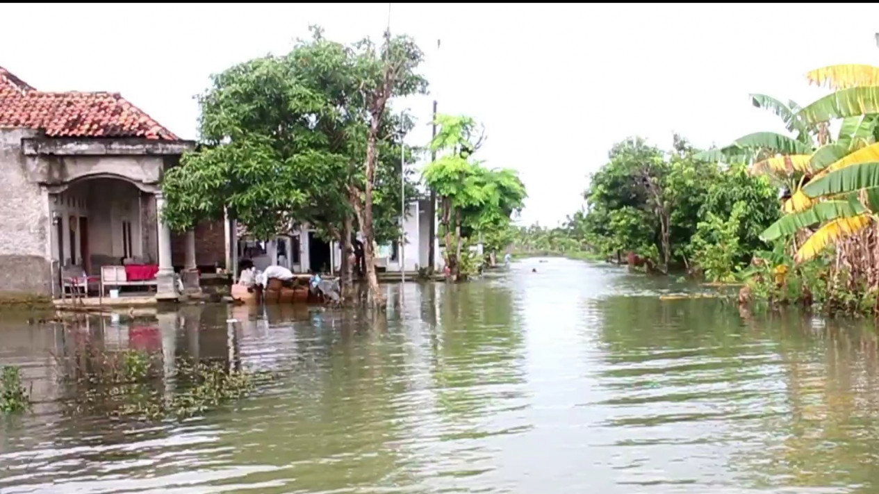 Memasuki Pekan Ketiga Banjir Masih Rendam Puluhan Desa Di Pati