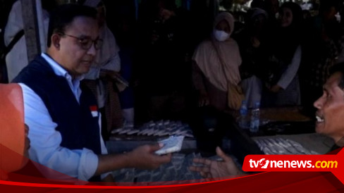 Belanja di Pasar Natar Lampung, Anies Baswedan Dengarkan Keluhan ...