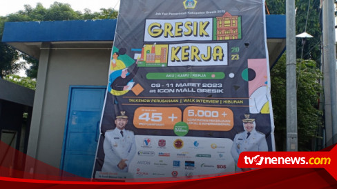 Wow ! Ada 5000 Lowongan Pekerjaan di Job Fair 2023 yang Digelar Pemkab Gresik, Ini Cara Daftarnya