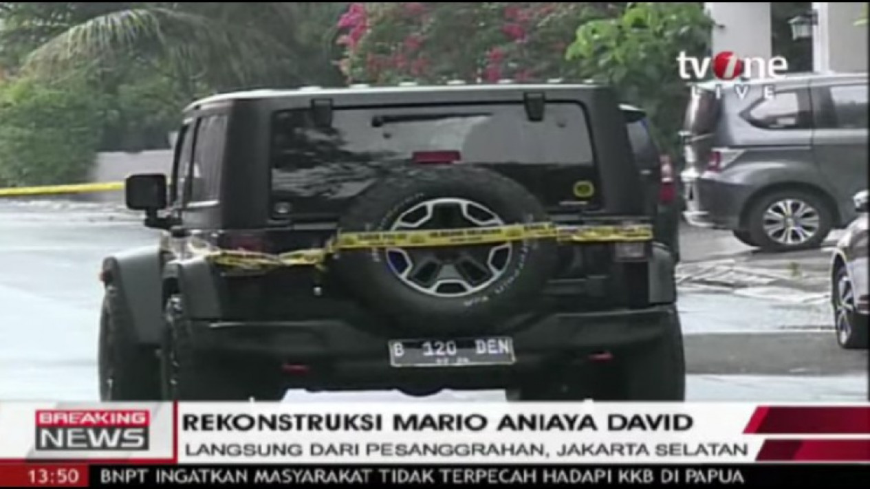 Warga Ramaikan Lokasi Rekonstruksi Kasus Penganiayaan Berat Terhadap ...