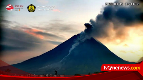 Rabu Pagi, Gunung Merapi Luncurkan Awan Panas Guguran 1 Kilometer