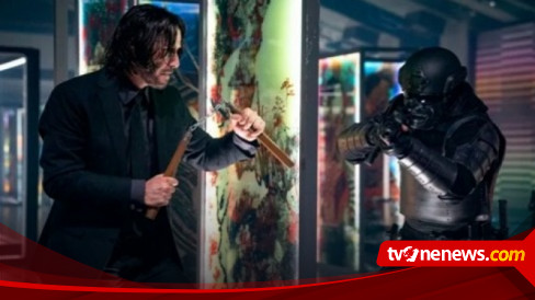 Dari Durasi 169 Menit, Keanu Reeves Hanya Bicara 380 Kata di Film John Wick: Chapter 4