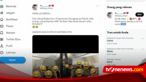 Viral Beredar Foto 9 Orang Anggota Geng Rafael Alun Trisambodo Carter ...