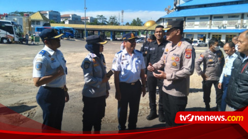Bus dan Sopir di Terminal Rajabasa Bandar Lampung Diperiksa Kesiapannya