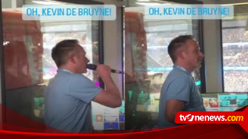 Merinding! Aksi Stadium Announcer Stadion Etihad ketika Meneriakkan Gol ...