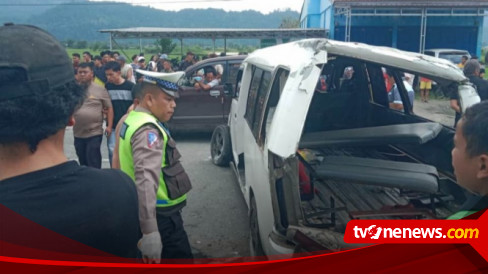 Polisi Tetapkan Sopir Angkot Ugal-Ugalan di Taput yang Sebabkan 8 ...