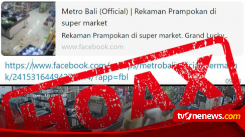 Viral Video Perampokan di Supermarket Kuta, Ternyata Hoaks