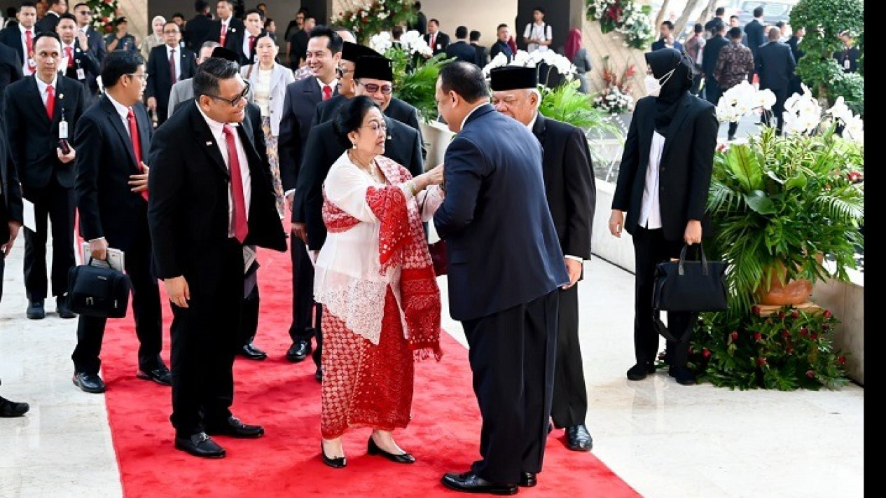 Momen Menarik antar Megawati, Ketua KPK Firli Bahuri dan Prabowo ... Momen Menarik antar Megawati, Ketua KPK Firli Bahuri dan Prabowo ...