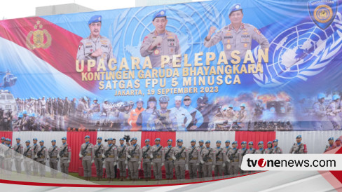 Kapolri Lepas Kontingen Garbha Satgas FPU 5 Minusca: Keberhasilan Misi ...