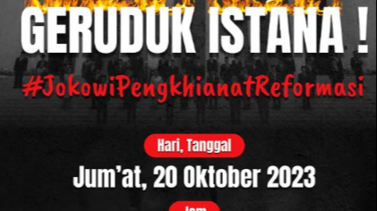 Besok BEM SI Demo Jokowi Mengkhianati Reformasi di Istana, Bawa ... Besok BEM SI Demo Jokowi Mengkhianati Reformasi di Istana, Bawa ...