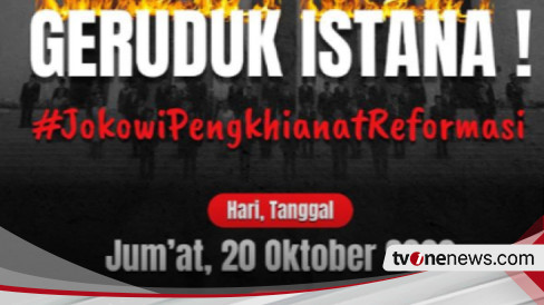 Besok BEM SI Demo Jokowi Mengkhianati Reformasi di Istana, Bawa ...