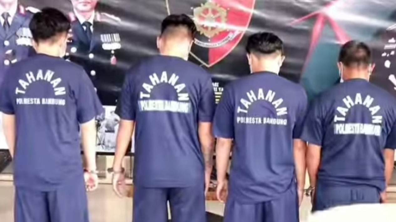Viral Polisi Dikeroyok Preman! 4 Pelaku Ditangkap, Seorang Lagi Masih Buron
