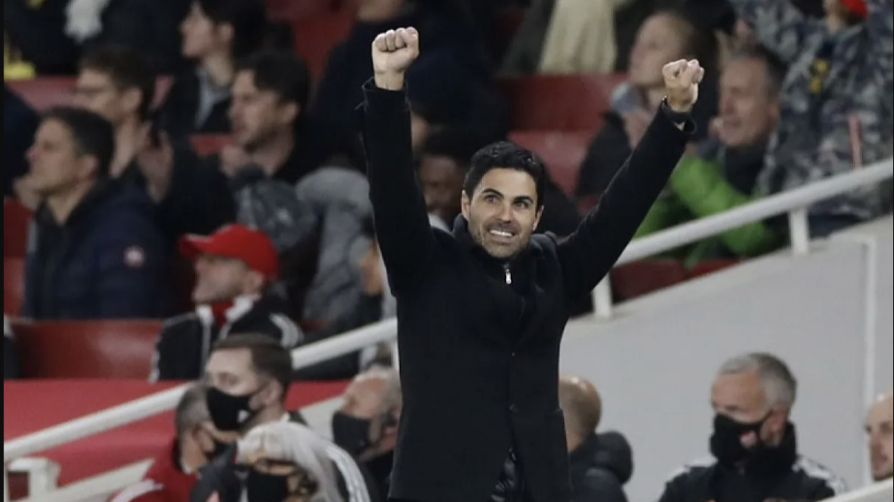 Jelang Liverpool Vs Arsenal, Suasana Hati Mikel Arteta Berbunga-bunga