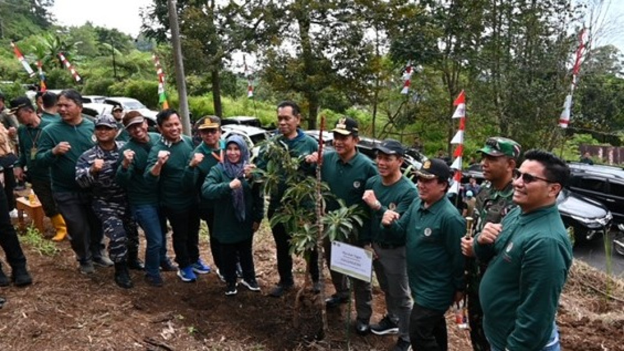 Penanaman Pohon Serentak Tahun 2024 Di Provinsi Kalimantan Selatan
