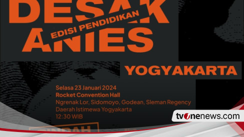 Izin Acaranya Dicabut, Lokasi Desak Anies di Yogyakarta Terpaksa Pindah ...