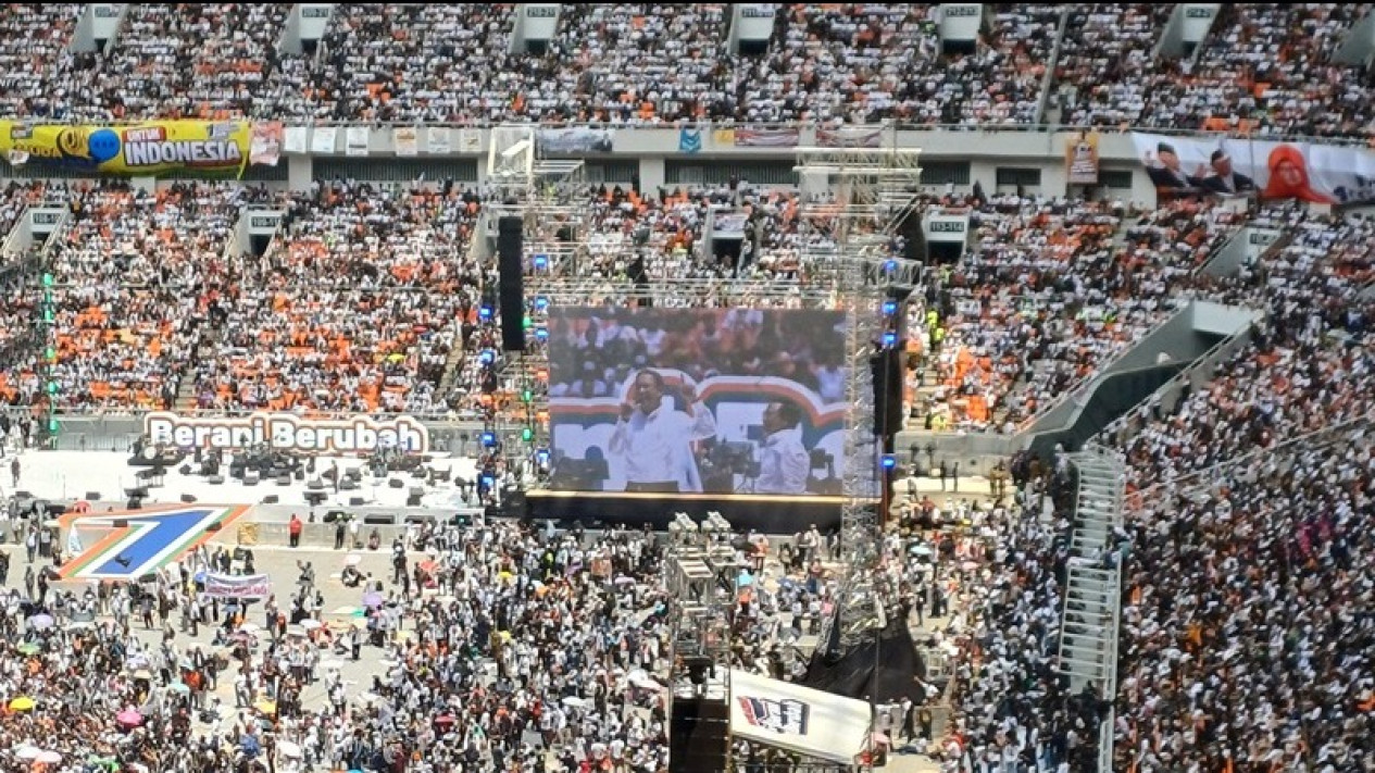 Merinding, Teriakan Anies Presiden Bergema di JIS - galeri foto