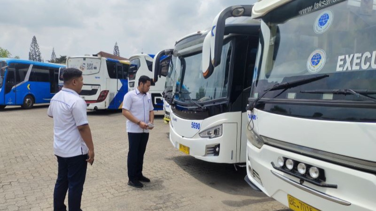 Info Mudik, 98 Armada Damri Lampung Ikuti Ramp Check Guna Hadapi ...