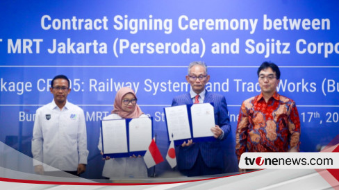 Percepat Pembangunan Fase 2A MRT Jakarta, Pemprov Teken MoU dengan ...
