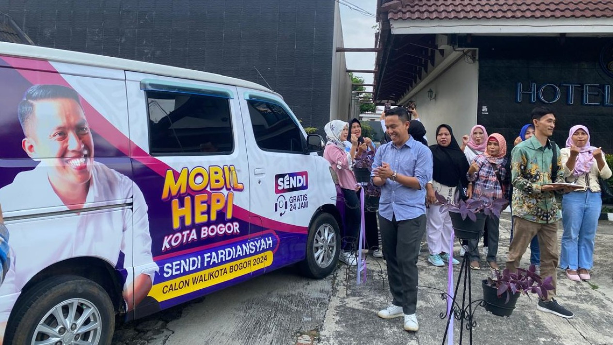 Sendi Fardiansyah Launching MOBIL HEPI Gratis 24 Jam untuk Warga Kota Bogor Sendi Fardiansyah Launching MOBIL HEPI Gratis 24 Jam untuk Warga Kota Bogor