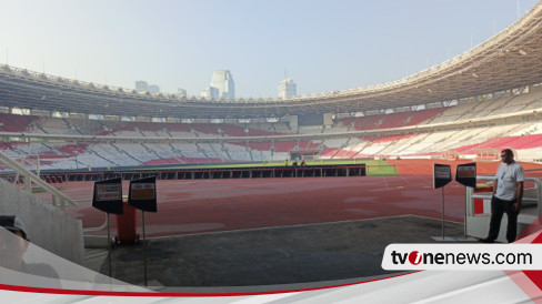 Kondisi Terbaru Lapangan di Stadion Gelora Bung Karno Jelang Laga ...