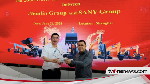 Jhonlin Group Borong 2.000 Ekskavator dari China